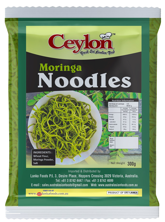 CEYLON 300g MORINGA NOODLES | Australasian Foods